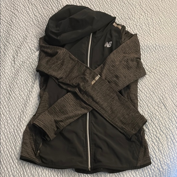 New Balance | Jackets & Coats | New Balance Black Utility Jacket With ...